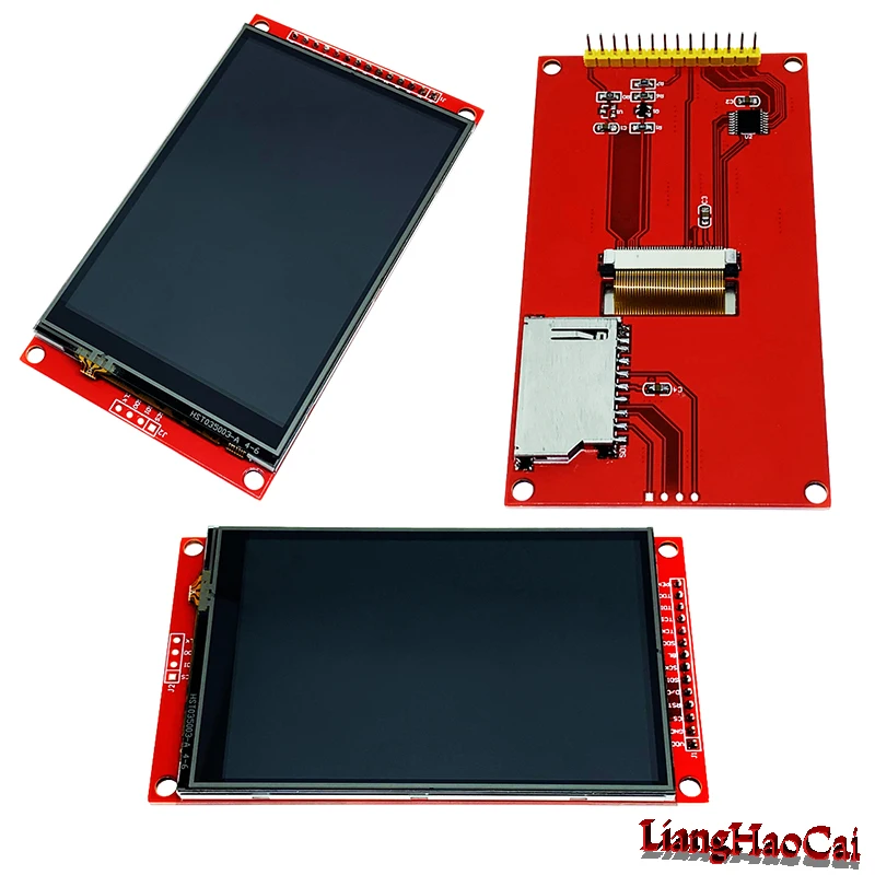 Generic Ips Spi Module 3.5 Inch Tft Lcd Display Screen With Resistance Touch Panel Ili9486 ...